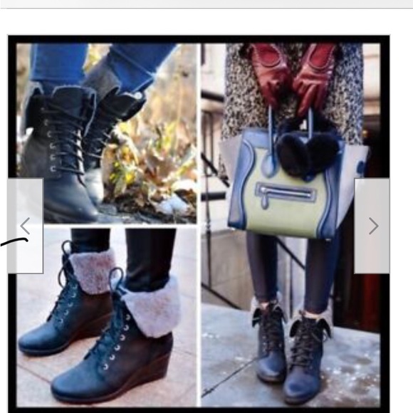 UGG | Shoes | Ugg Zea Lace Up Wedge Booties | Poshmark